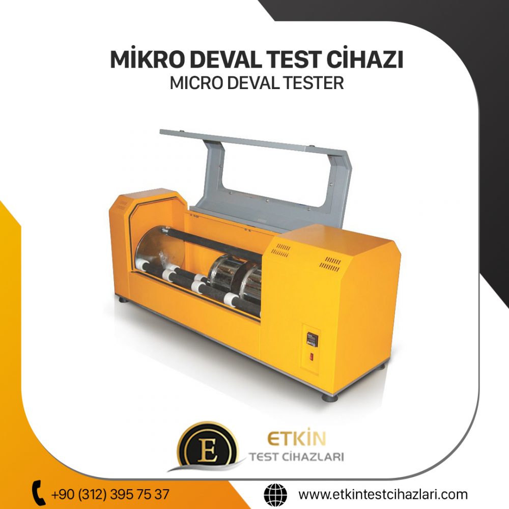 Mikro- Deval Test Cihazı | Etkin Test Cihazları